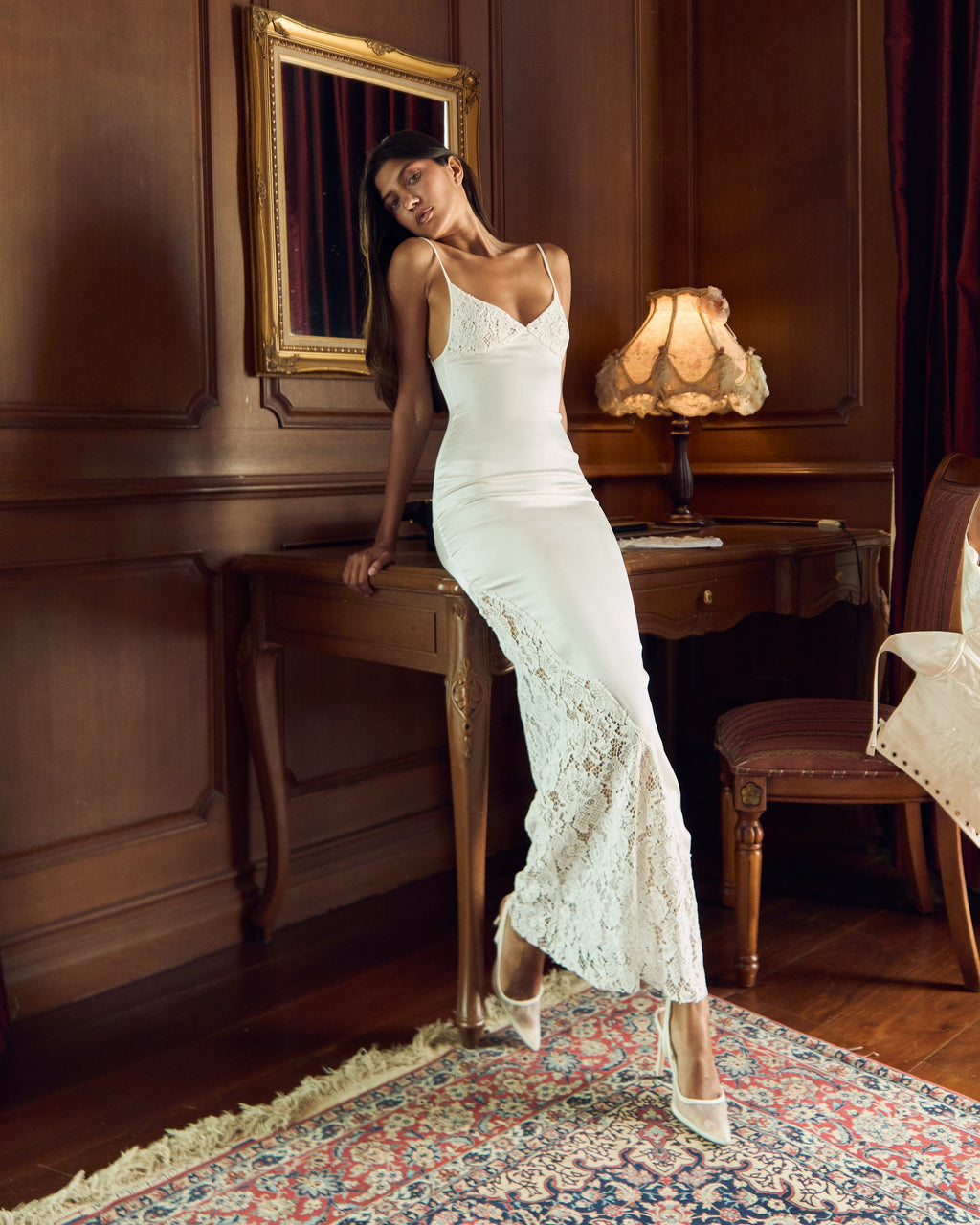 Cecelia Maxi Dress - White – Cherie