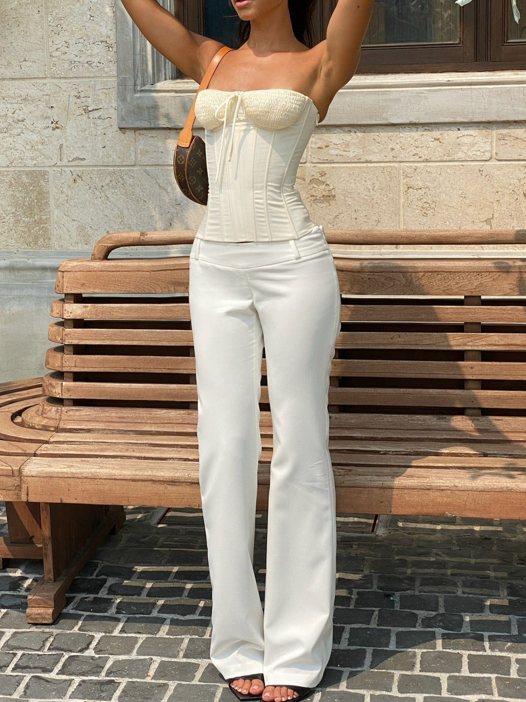 Nara pants - White – Cherie